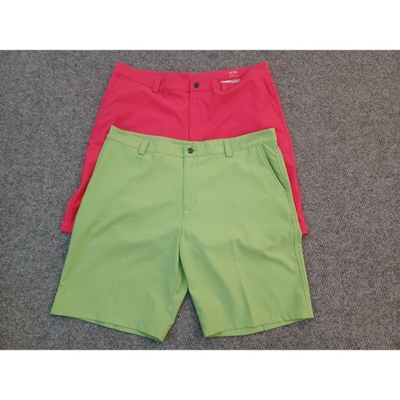 adidas | Shorts | Adidas Climalite Golf Shorts Mens Sz 4 Pink Green ...